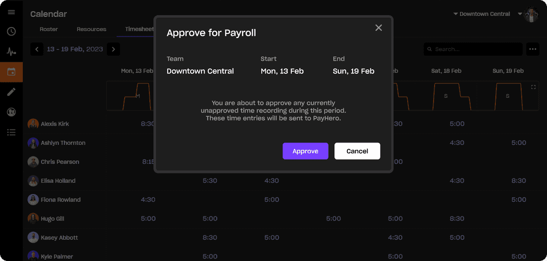 Droppah + PayHero Integration | Rosters & Payroll