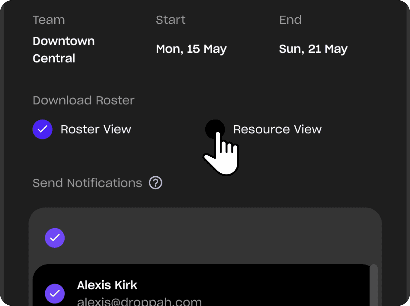 Droppah + PayHero Integration | Rosters & Payroll