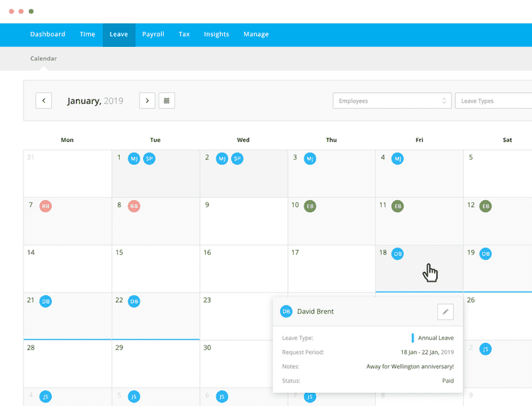Leave Requests | Compliant & Accurate Leave Calculations | PayHero